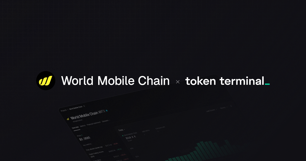 World Mobile Chain overview | Token Terminal