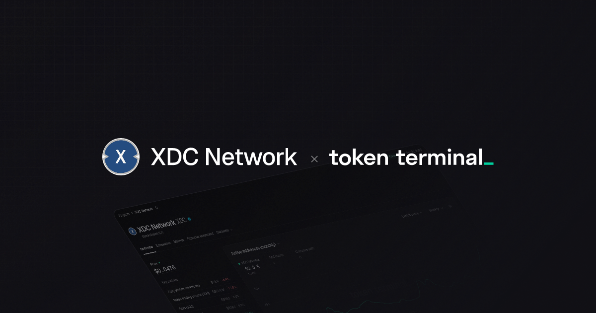 XDC Network overview | Token Terminal