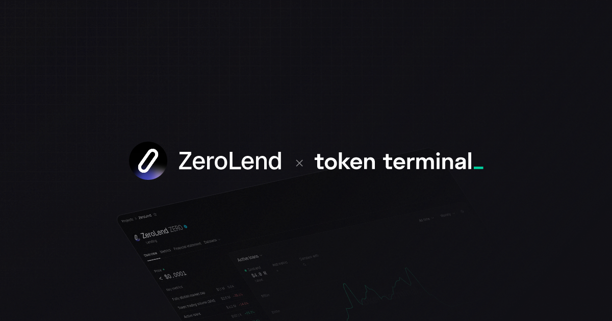 ZeroLend overview | Token Terminal